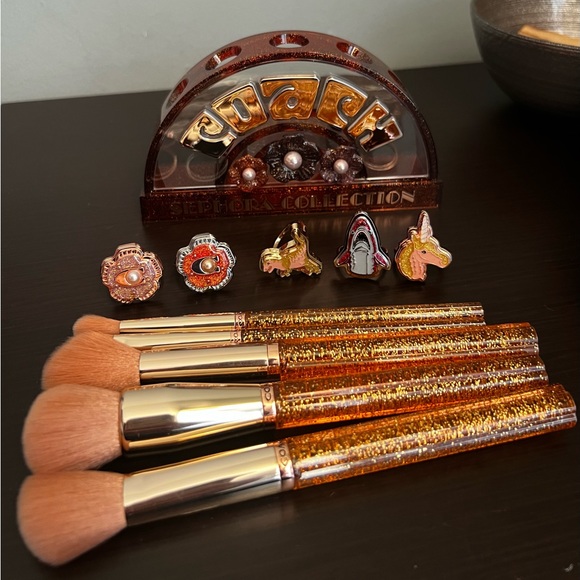 Coach | Makeup | Coach X Sephora Tea Rose Brush Set | Poshmark